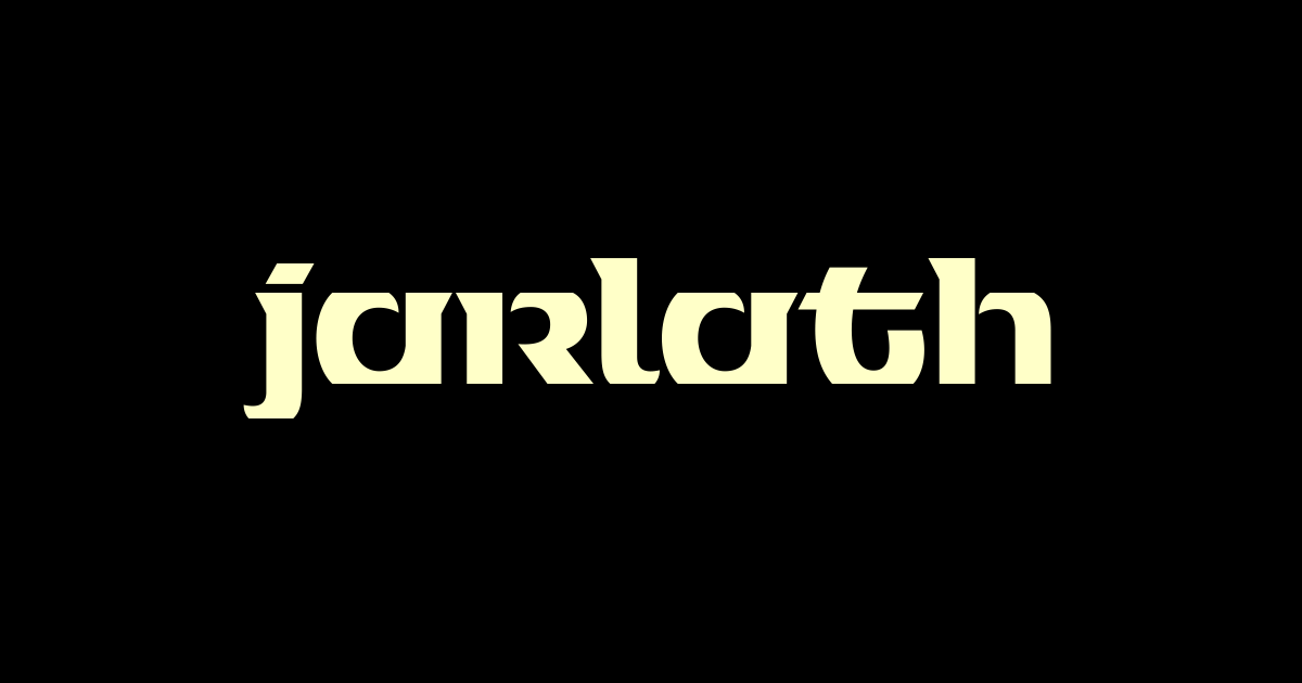 Jarlath | Signal Type Foundry